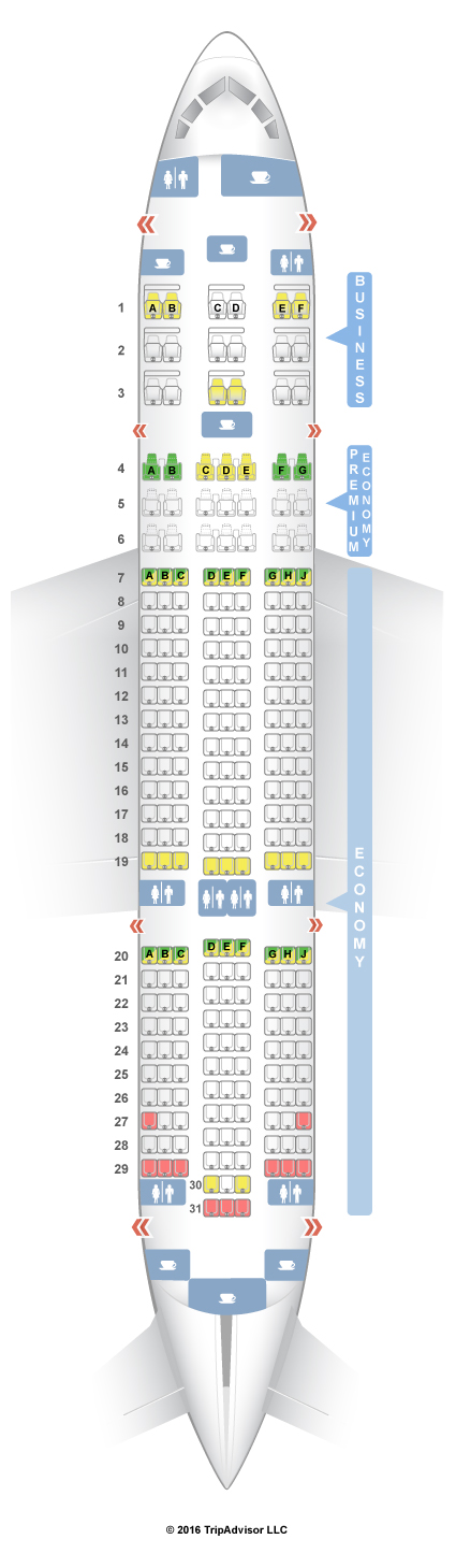 SeatGuru Seat Map LOT Polish Airlines Boeing 787-8 (788) - SeatGuru SeatGuru Seat Map LOT Polish Airlines Boeing 787-8 (788) - SeatGuru